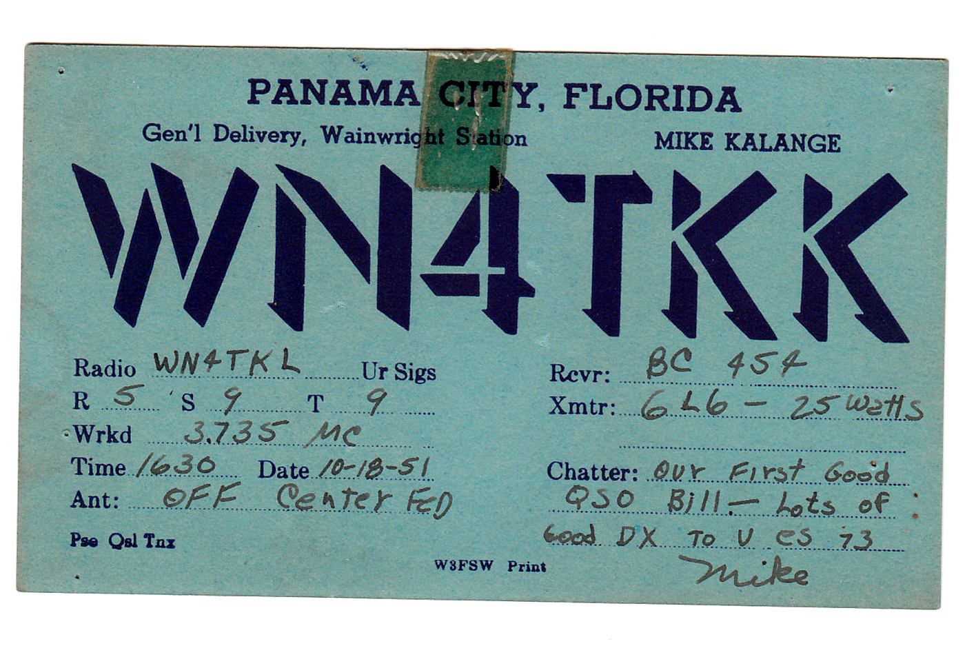 1951_BillVernadoe_WN4TKL – The PAPA System