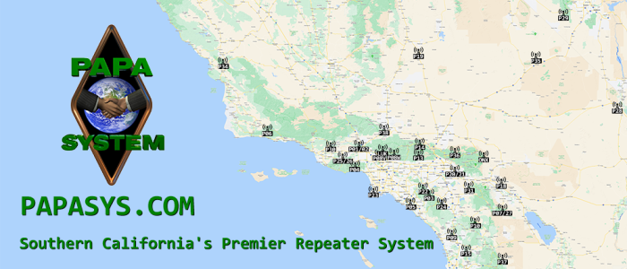 The PAPA System – Southern California's Premier Repeater System